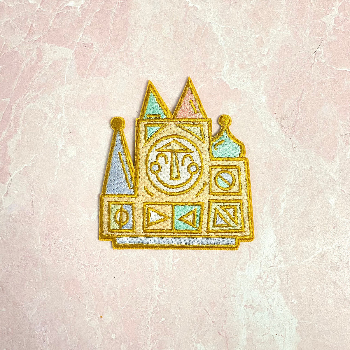 It's a Small World Pastel Facade Iron-On Patch – Charmed & Cozy