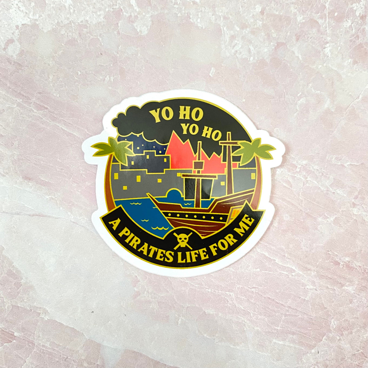 Yo-Ho Pirates of the Caribbean Sticker – Charmed & Cozy