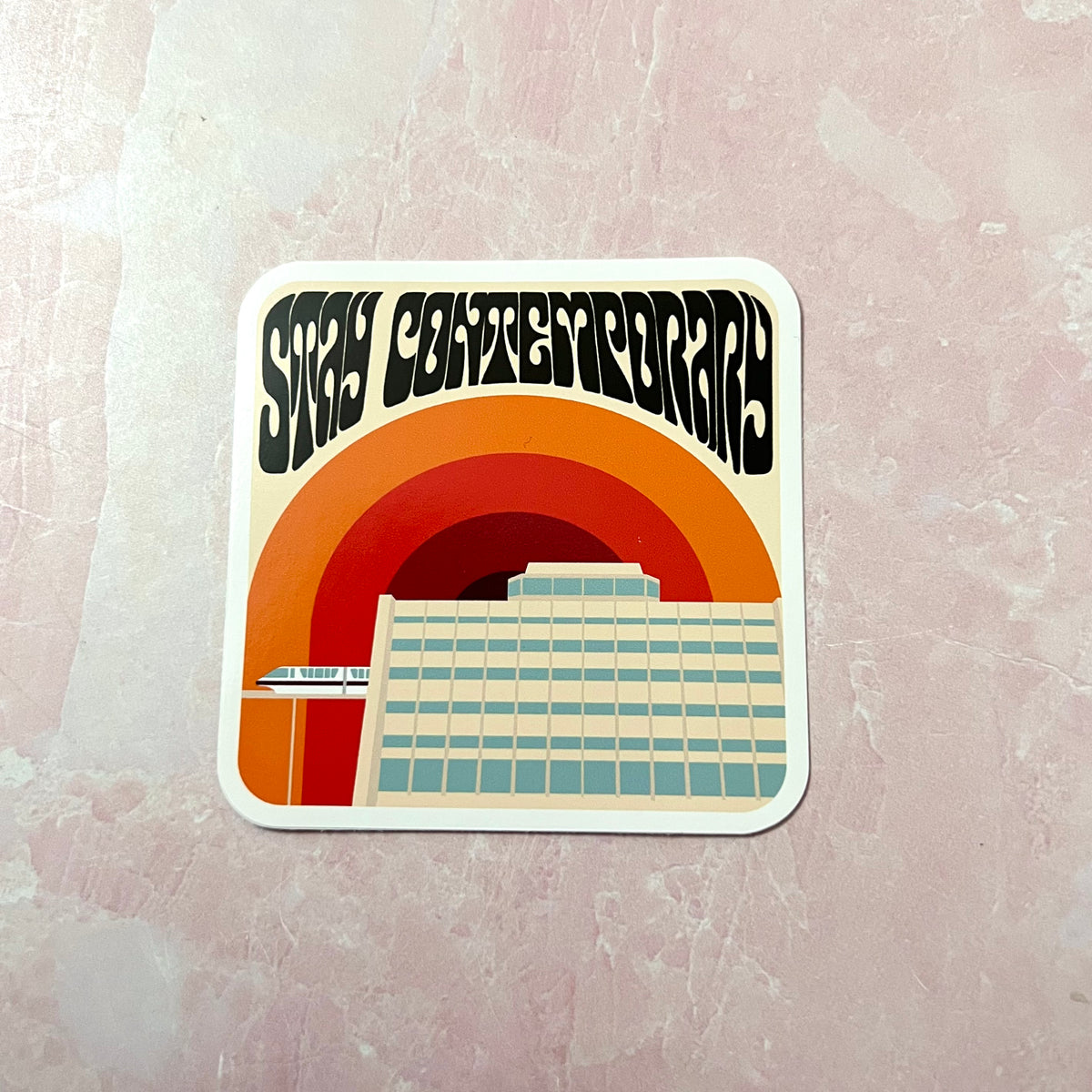 Stay Contemporary Sticker – Charmed & Cozy