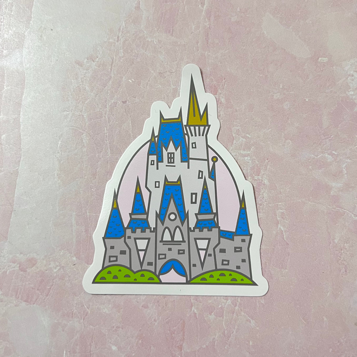 Cinderella Castle Sticker – Charmed & Cozy