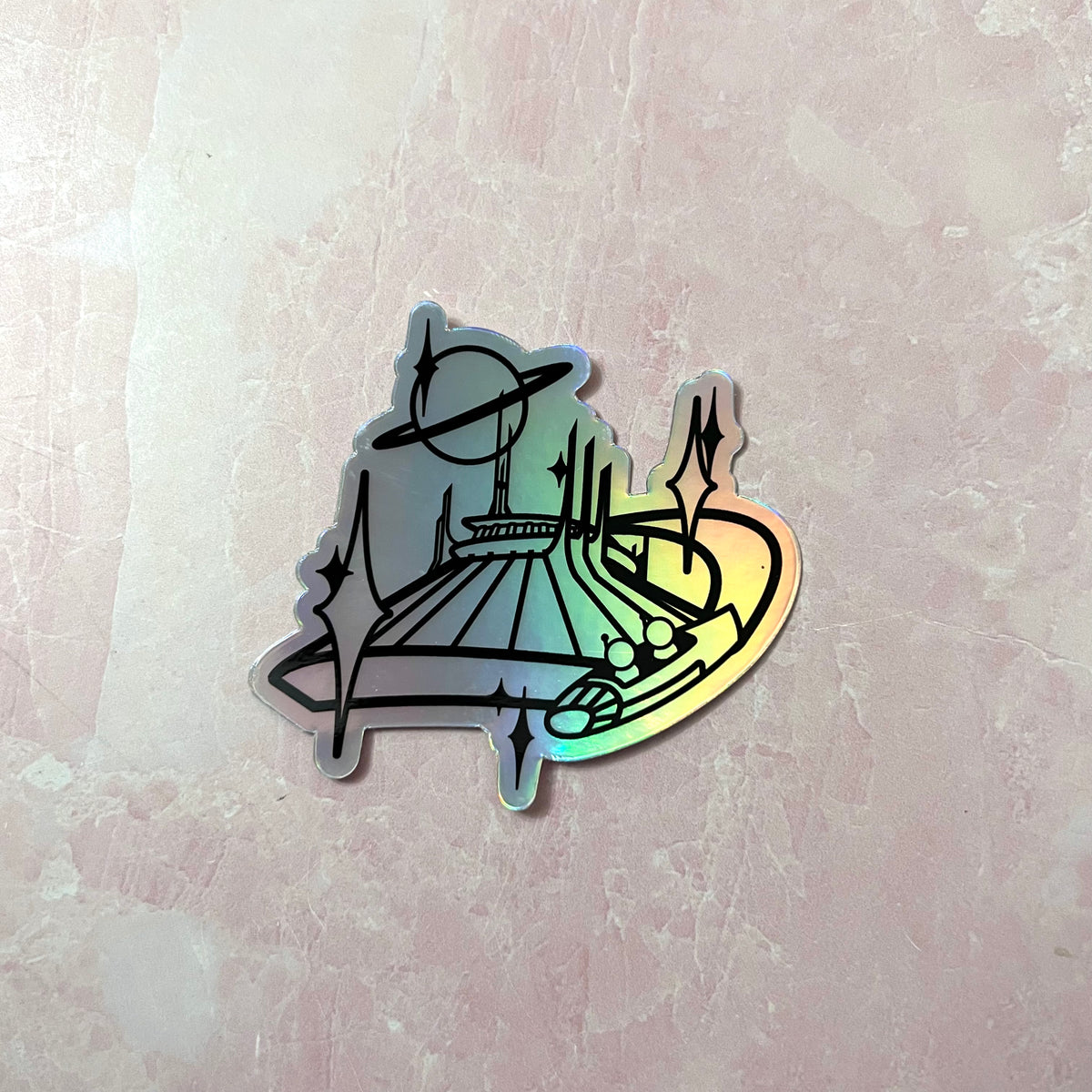 Tomorrowland Holographic Sticker – Charmed & Cozy